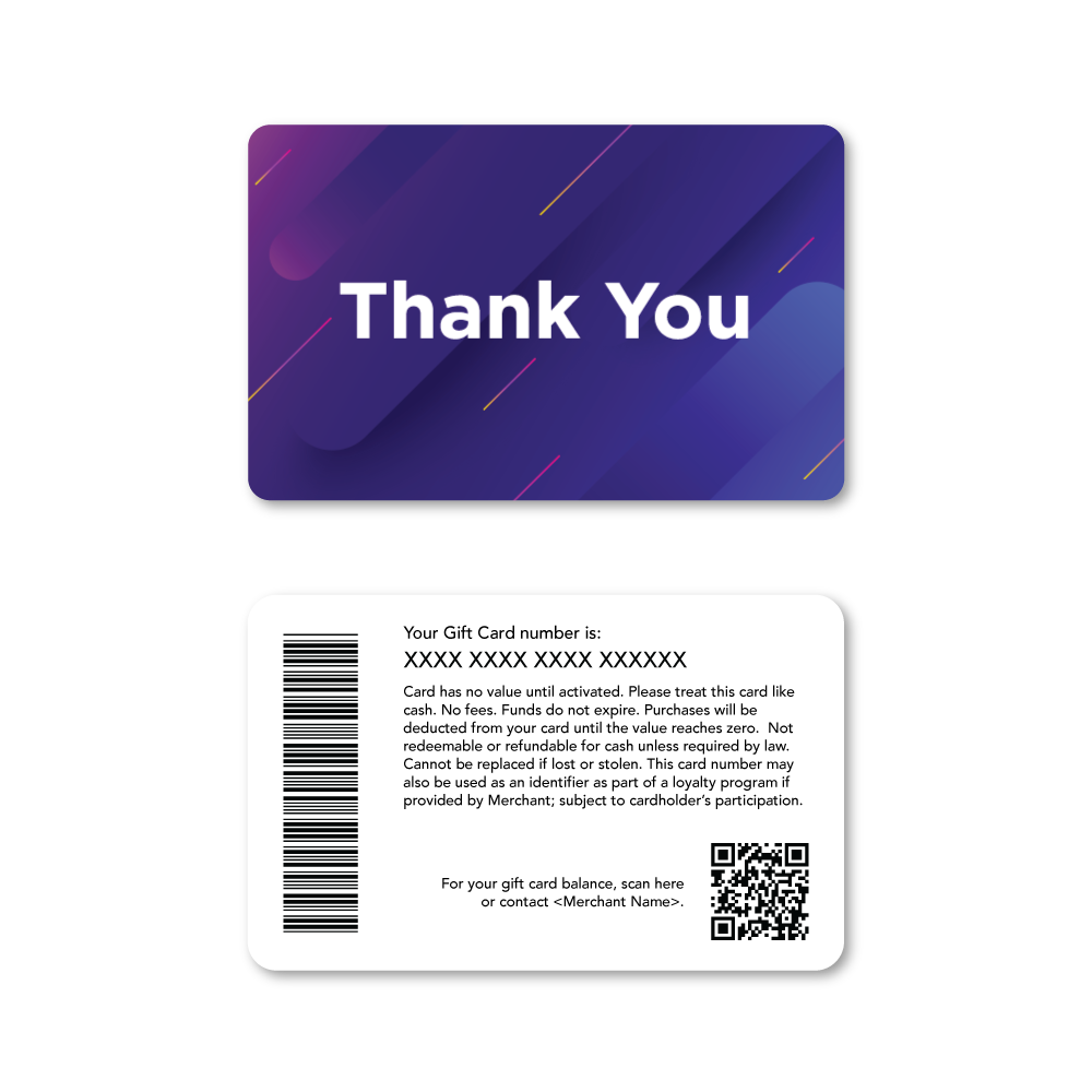 Purple Gift Cards – Talech Gift Card Store