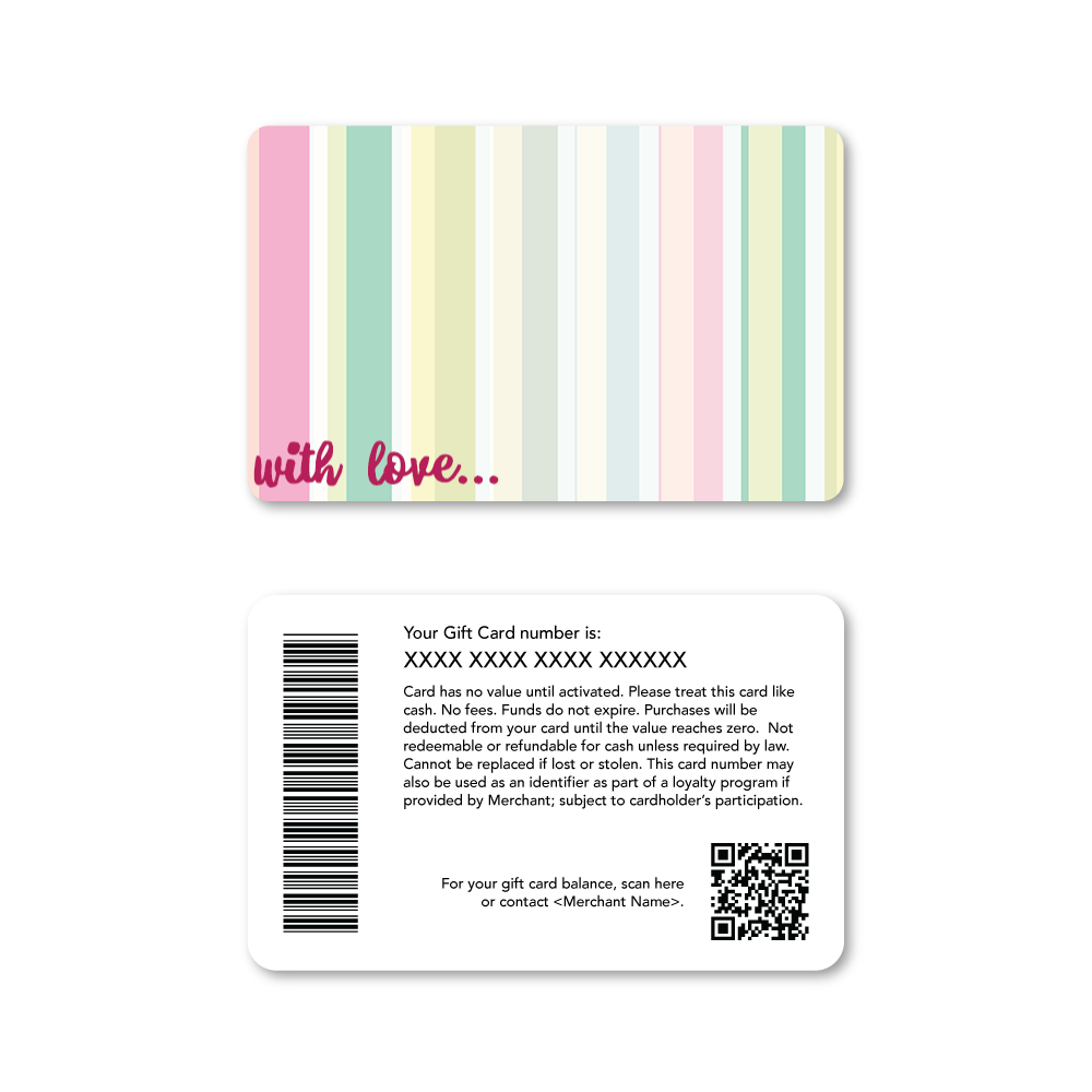 Striped Gift Cards – Talech Gift Card Store